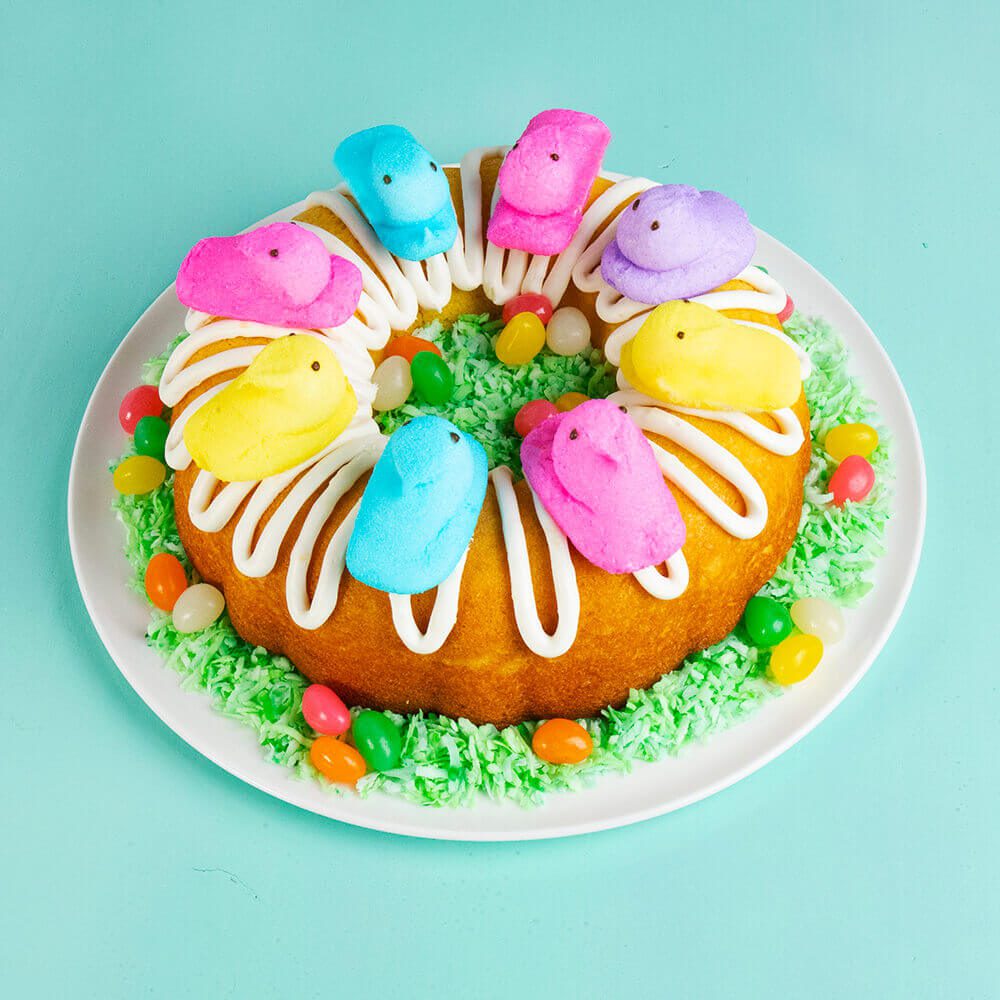 Lemon Bundt PEEPS® Cake Recipe | PEEPS® Official Site | The Cutest ...