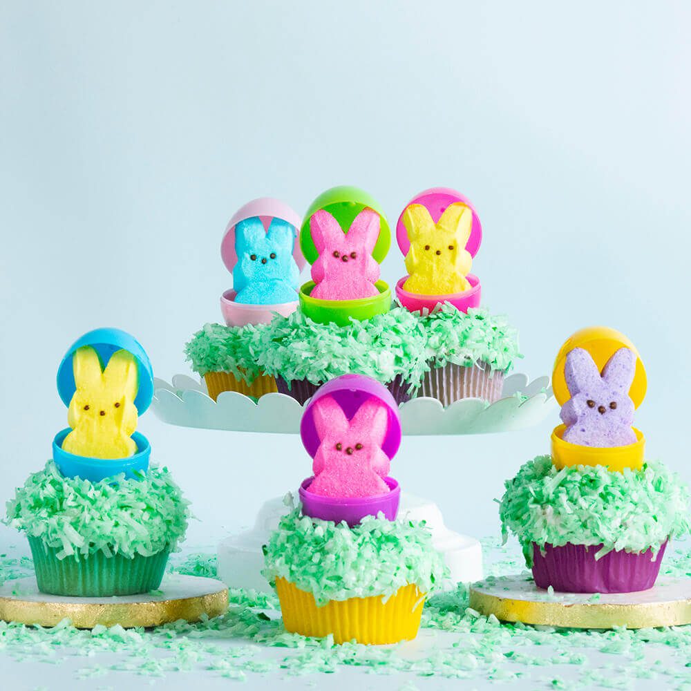 PEEPS® Easter Bunny Cupcakes | PEEPS® Official Site | The Cutest Candy ...